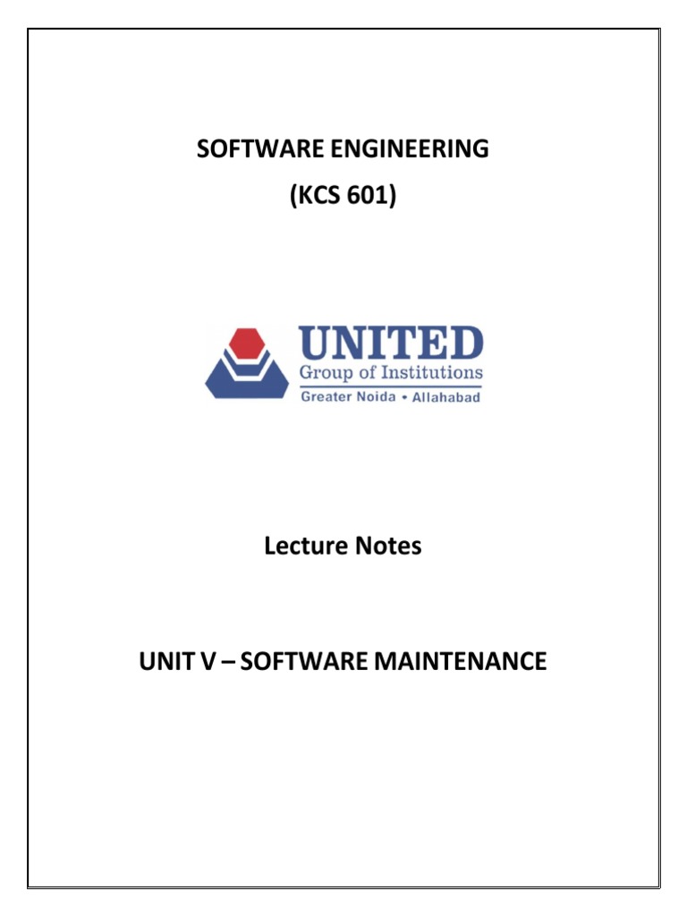 Software Engineering Unit-5 | Download Free PDF | Risk | Risk Management