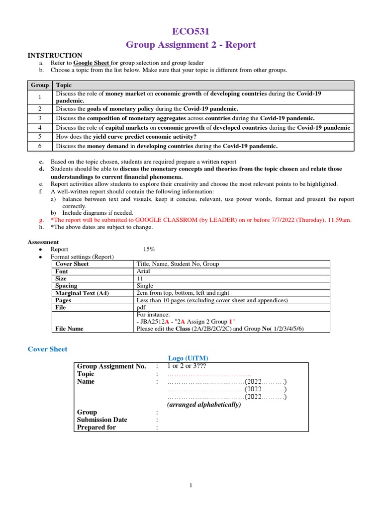 Assignment 2 Eco531 Pdf Economics Economies