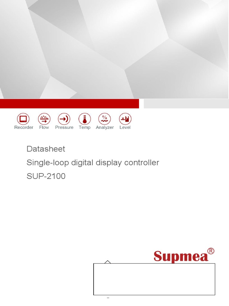 SUP-2100-ficha Tecnica | PDF