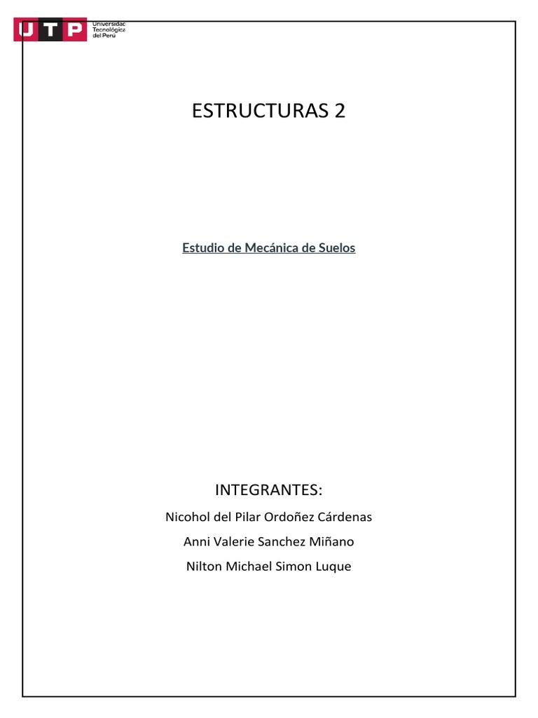 Tarea S01 Estructuras 2 | PDF