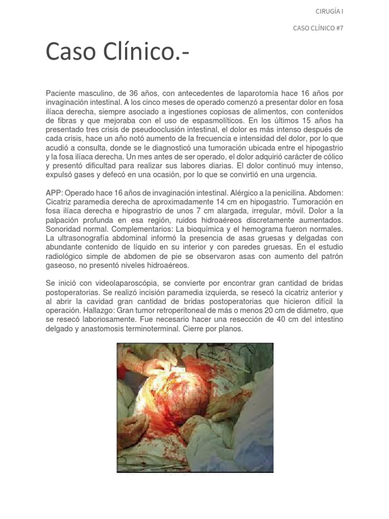 Caso Clínico - 7. CX I | PDF | Ciencia y matemáticas