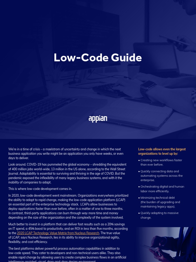 2.03 Ap Low-Code Guide Ebook 2021 SA | PDF
