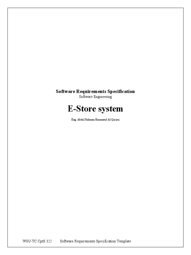 SRS E-Store v3 - 042440 | PDF | Online Shopping | Point Of Sale