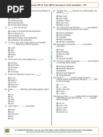 509 Conjunctions Test Exercises Multiple Choice Questions With Answers ...
