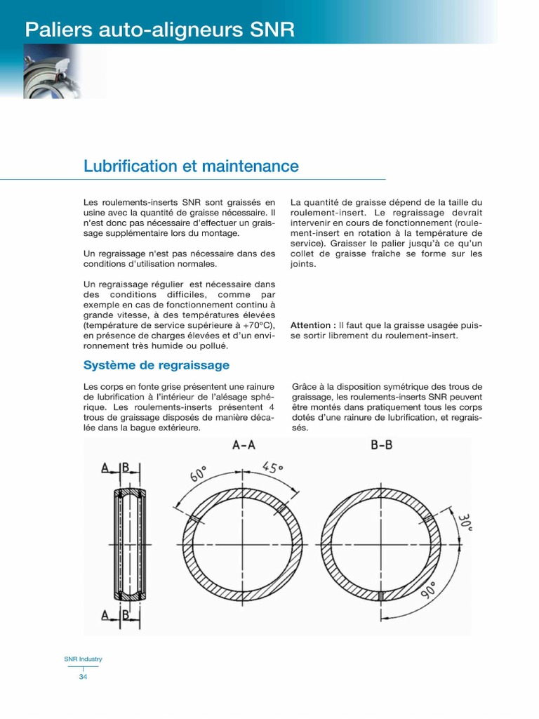 Graissage Palier | PDF