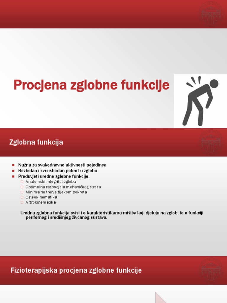 Procjena Zglobne Funkcije | PDF
