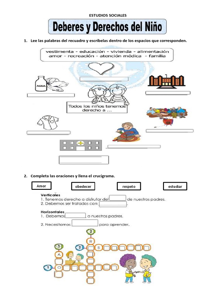 Derechos y Deberes de Los Niños | PDF | Filosofía | Ciencia y matemáticas