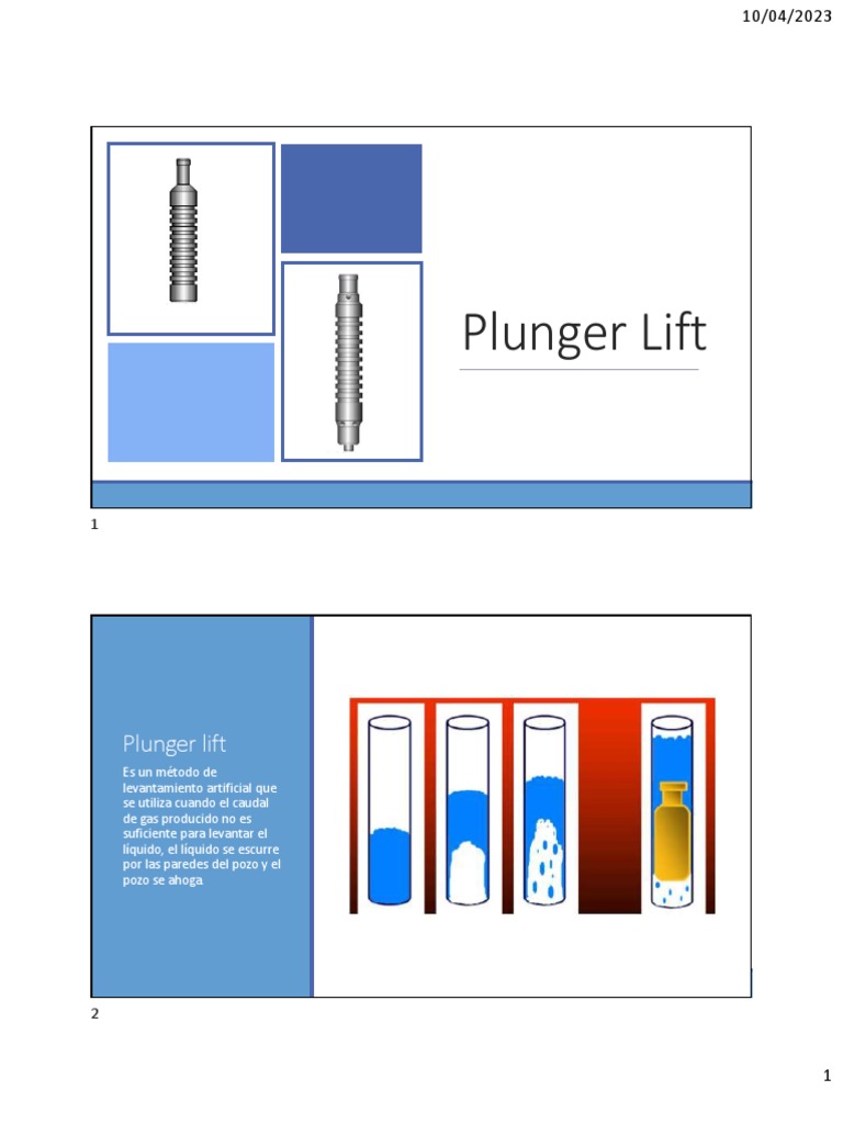 10 - Plunger Lift | PDF | Gases | Física Aplicada e Interdisciplinaria