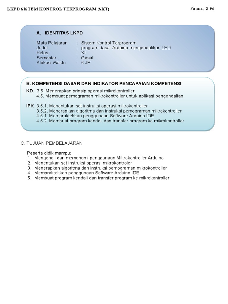 LKPD SKT - Xi - 1 | PDF