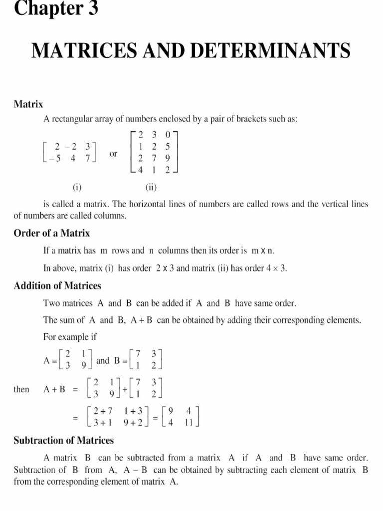 11th Math Unit 3 | PDF