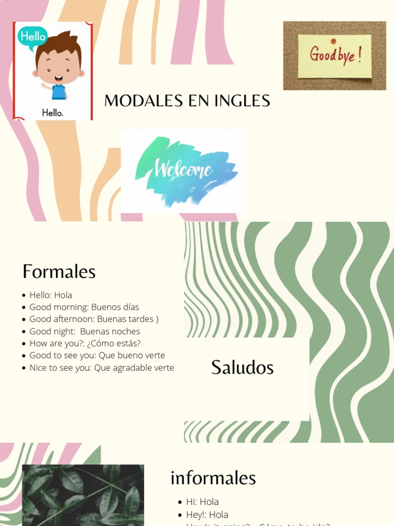Modales en Ingles | PDF