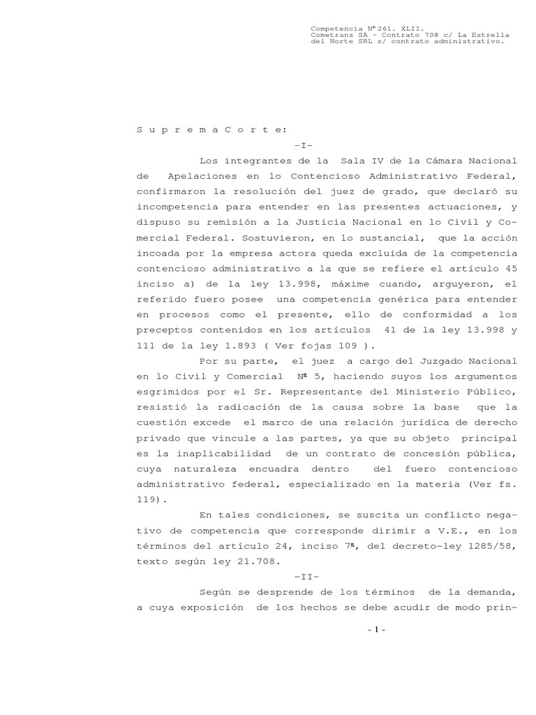 Cometrans Fallo | PDF | Ley común | Ciencias Políticas