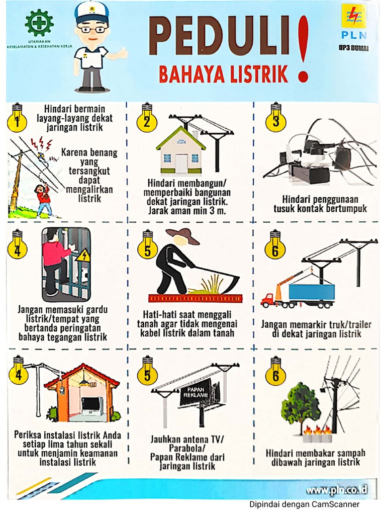 Brosur Peduli Bahaya Listrik | PDF