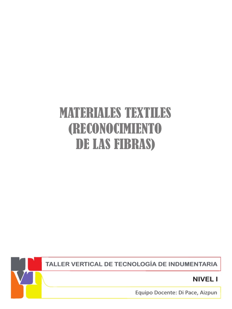 Identificación de Fibras Textiles | PDF | Fibras | Textiles
