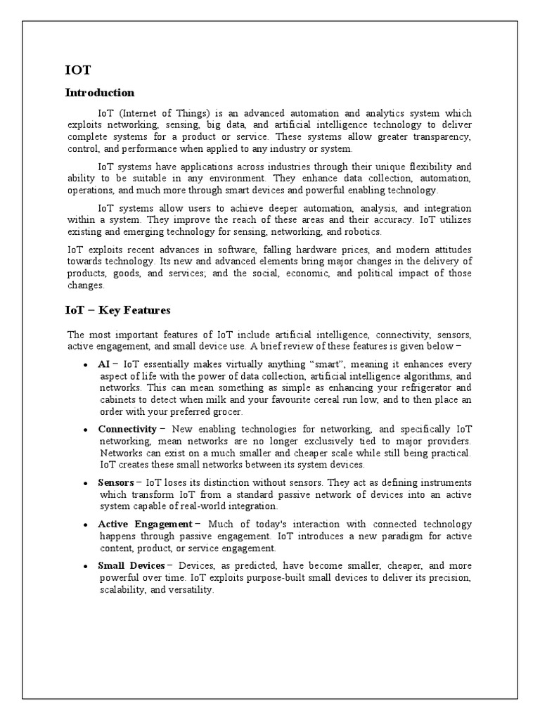IOT Workshop | PDF | Internet Of Things | Arduino
