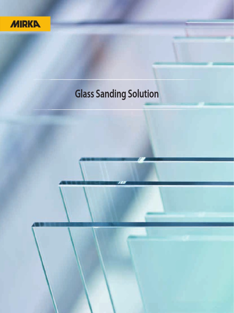 Glass Sanding Solution Brochure English | PDF | Sustainability ...