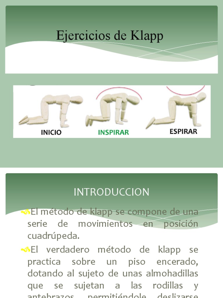 Ejercicios de Klapp Y MEZIERS | Descargar gratis PDF | La columna vertebral | Escoliosis
