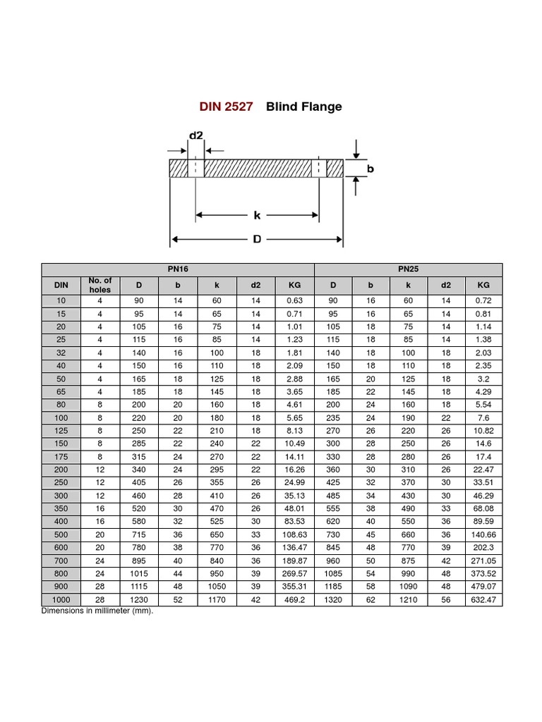 DIN Blind Flange | PDF