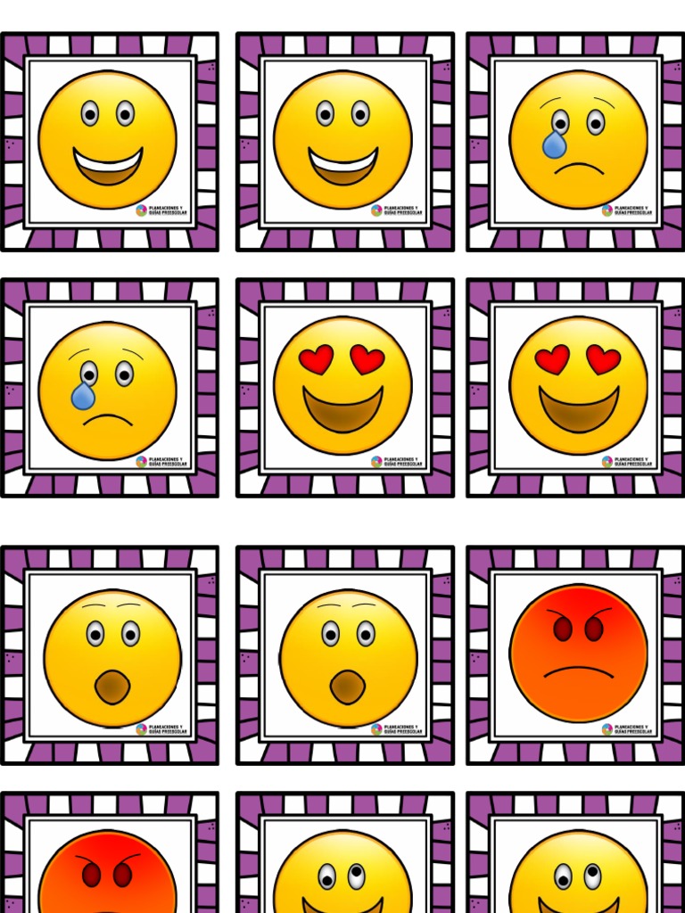 Memorama de Emociones | PDF