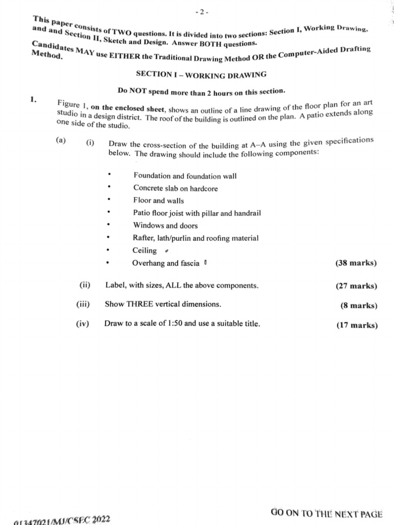 2022 Jun CSEC TD P2 BLDG | PDF
