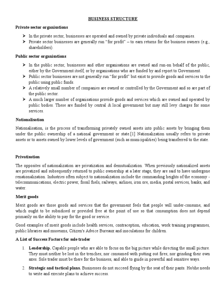 CHAPTER - 2 - Business Structure | PDF | Franchising | Stocks