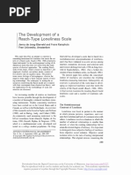 UCLA Loneliness Scale | PDF