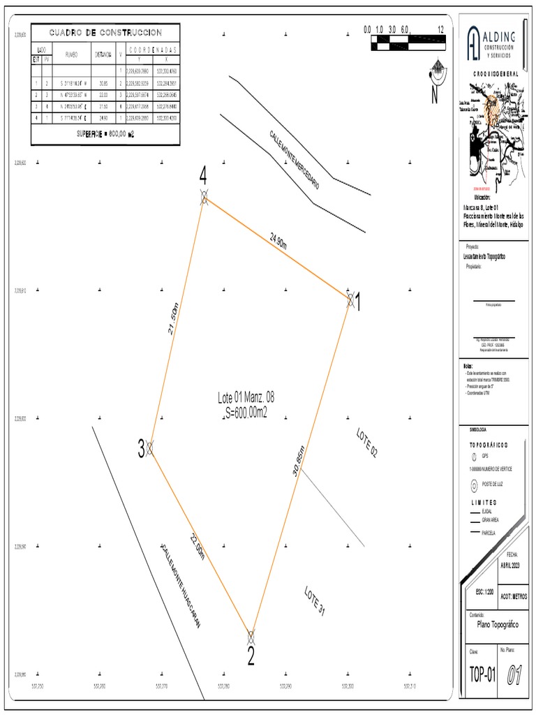 Plano Topo 2 Versión | PDF
