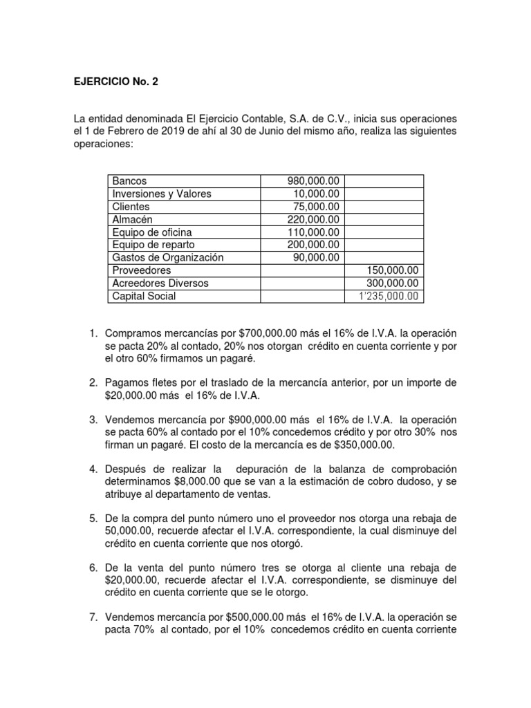 Ejercicios Completos Inventarios Perpetuos 23-1 | PDF | Bancos | Crédito