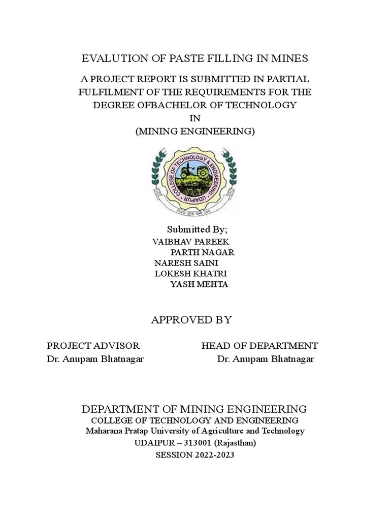 Evolution of Paste Fill Technology | PDF | Rheology | Concrete
