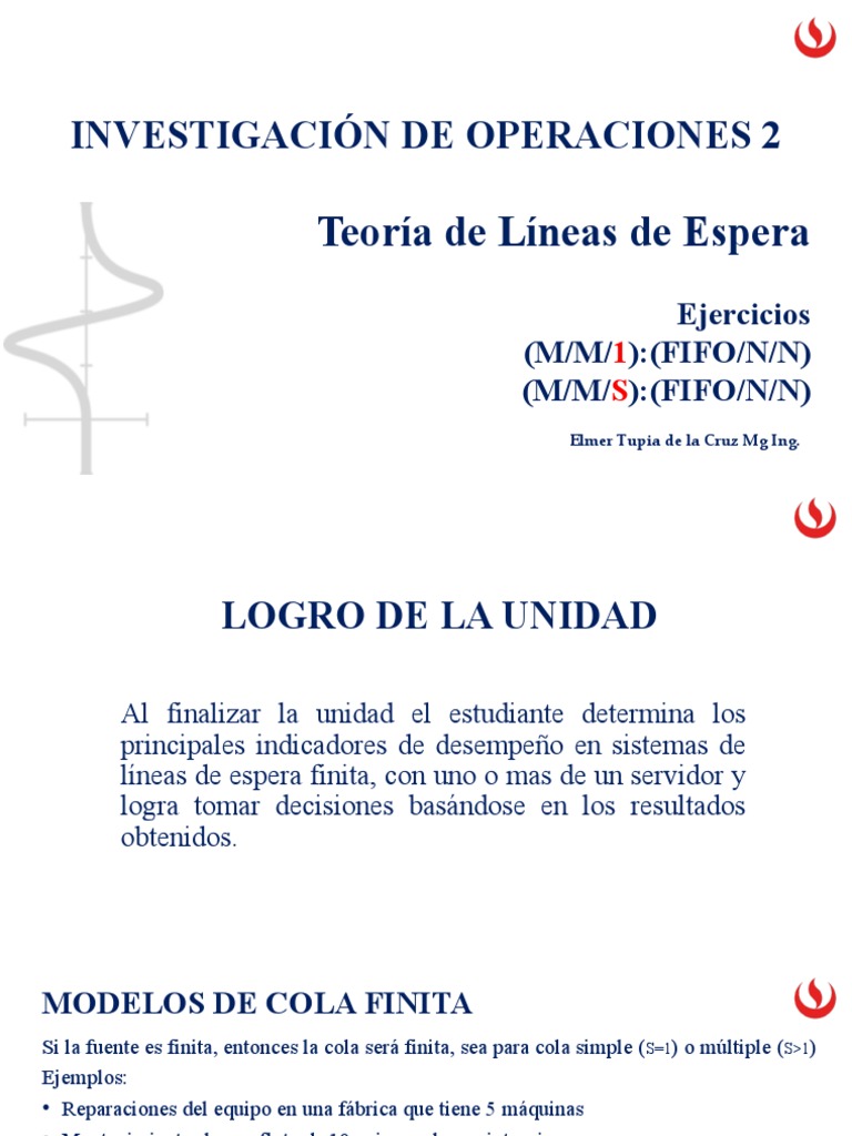 SEM5 Unidad 2 - 06 Modelos de Cola Finita - Ejercicios | PDF ...