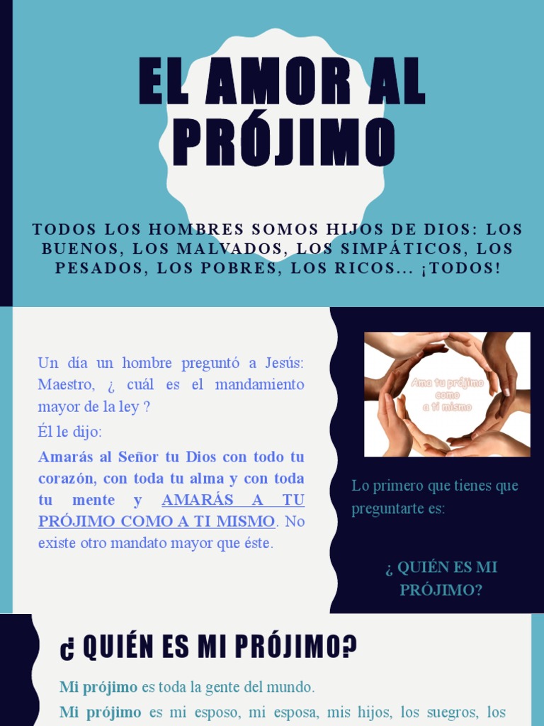 Amor al Prójimo: Significado y Ejemplos | PDF | Amor | Jesús