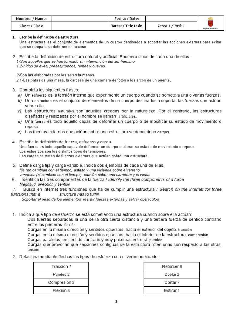 Conceptos Básicos de Estructuras | PDF