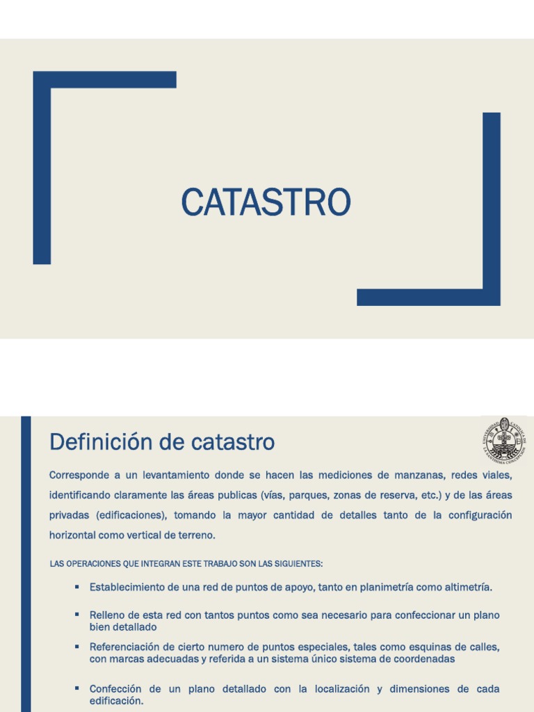 CATASTRO | PDF | Topografía