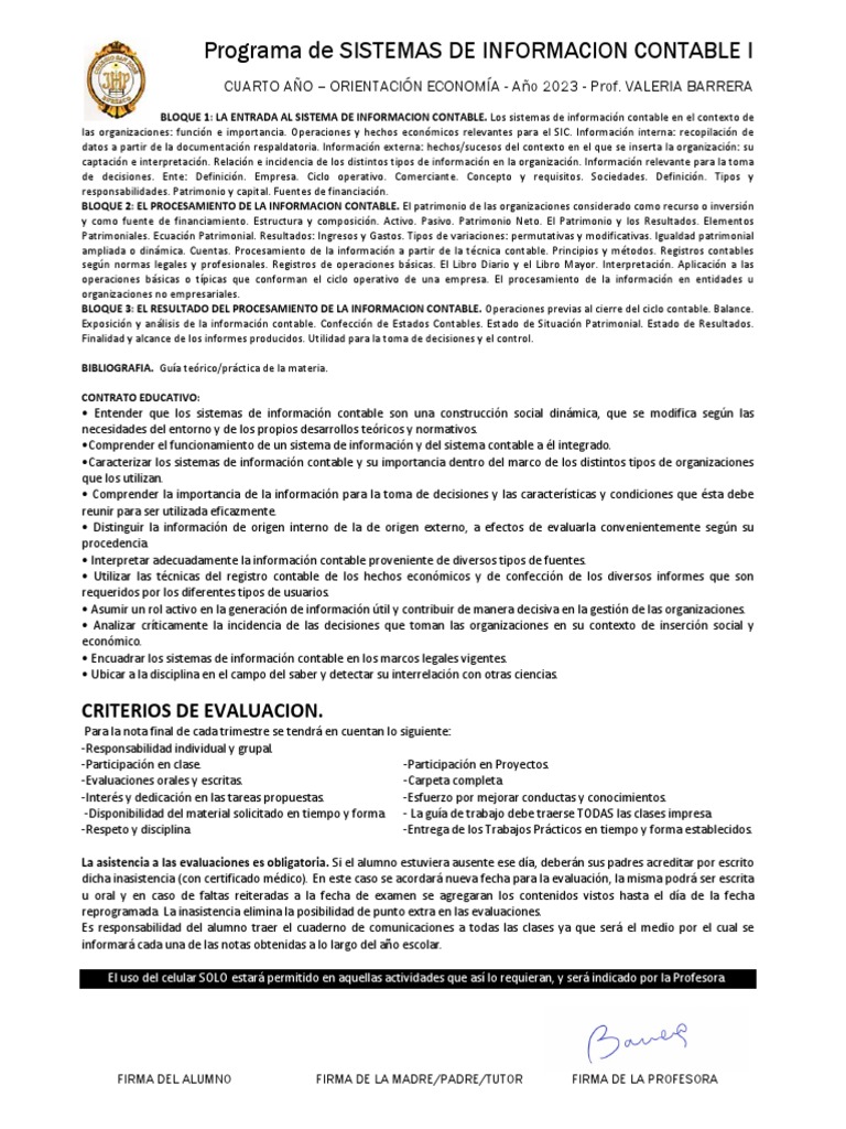 Programa Sic 2023 | PDF