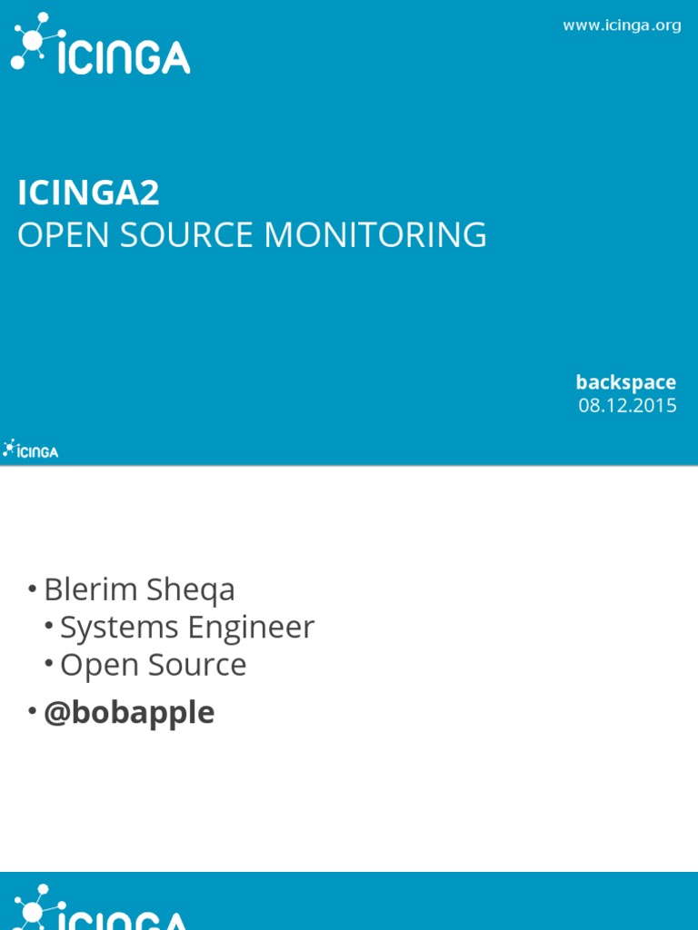Icinga2 Open Source Monitoring Guide | PDF | Server (Computing) | Software