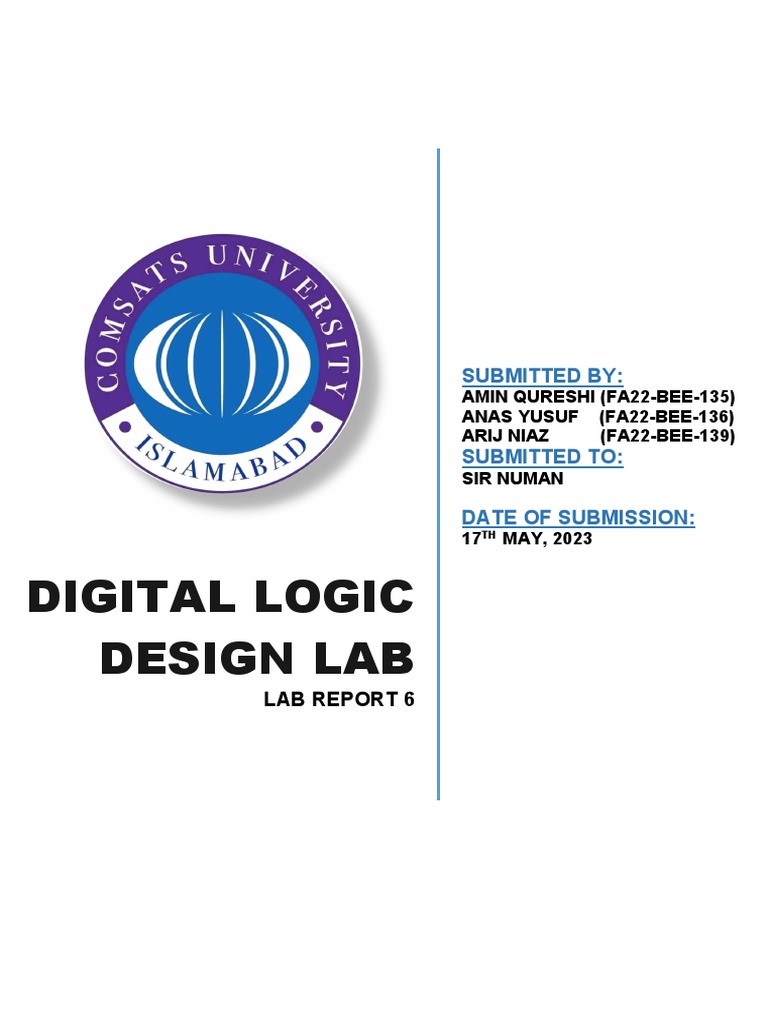 DLD Lab Report 6 | PDF