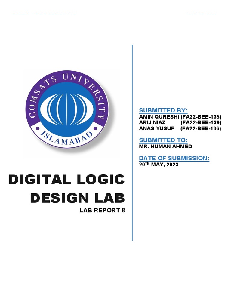Lab Report 8 Download Free Pdf Field Programmable Gate Array Logic Gate 