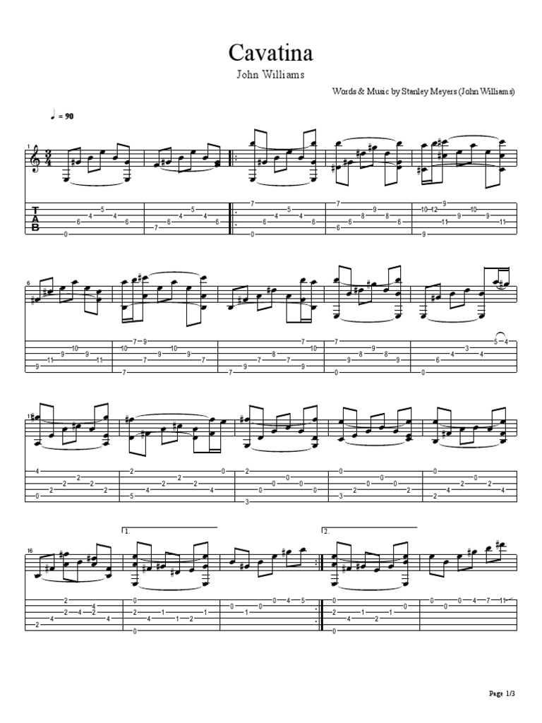 Cavatina | PDF