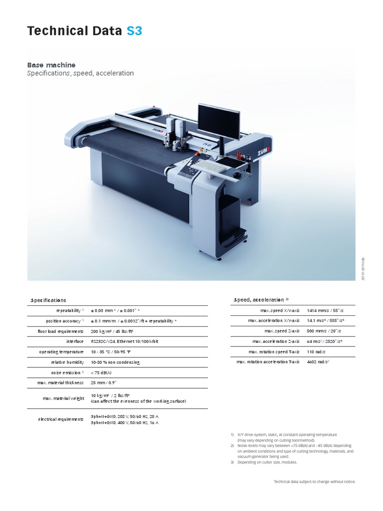 Technical Data S3 | PDF | Mechanical Engineering | Physical Quantities