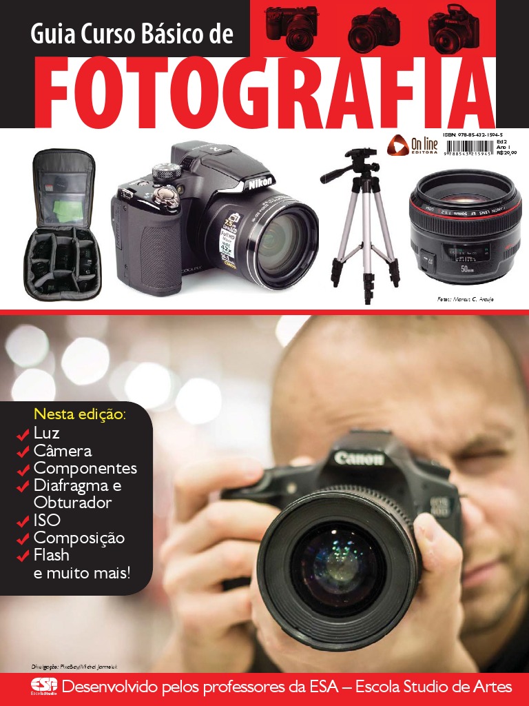 Guia - Curso de Fotografia - Básico | PDF | Abertura | Câmera