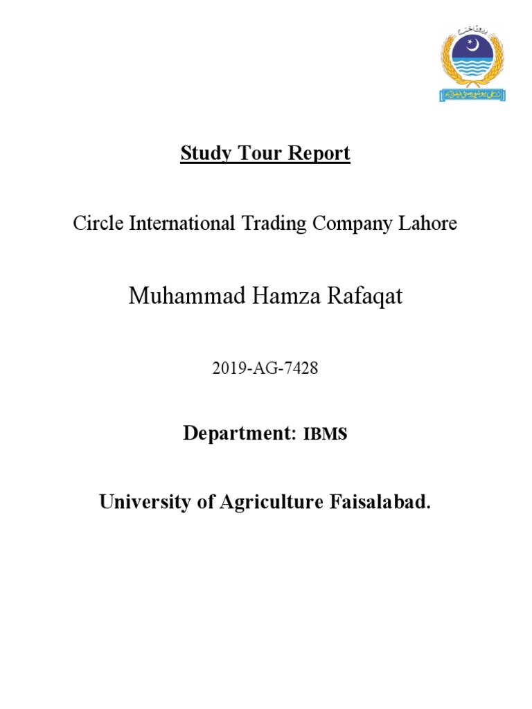 Hamza Toru Report. | PDF