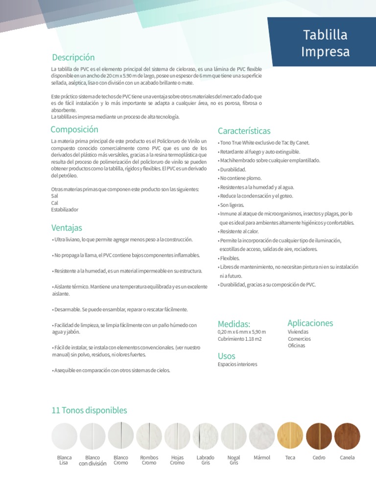 Tablilla Impresa FT | PDF