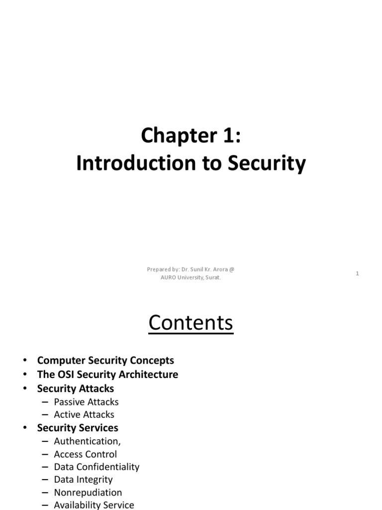 Intro To Information Security | PDF | Information Security | Security