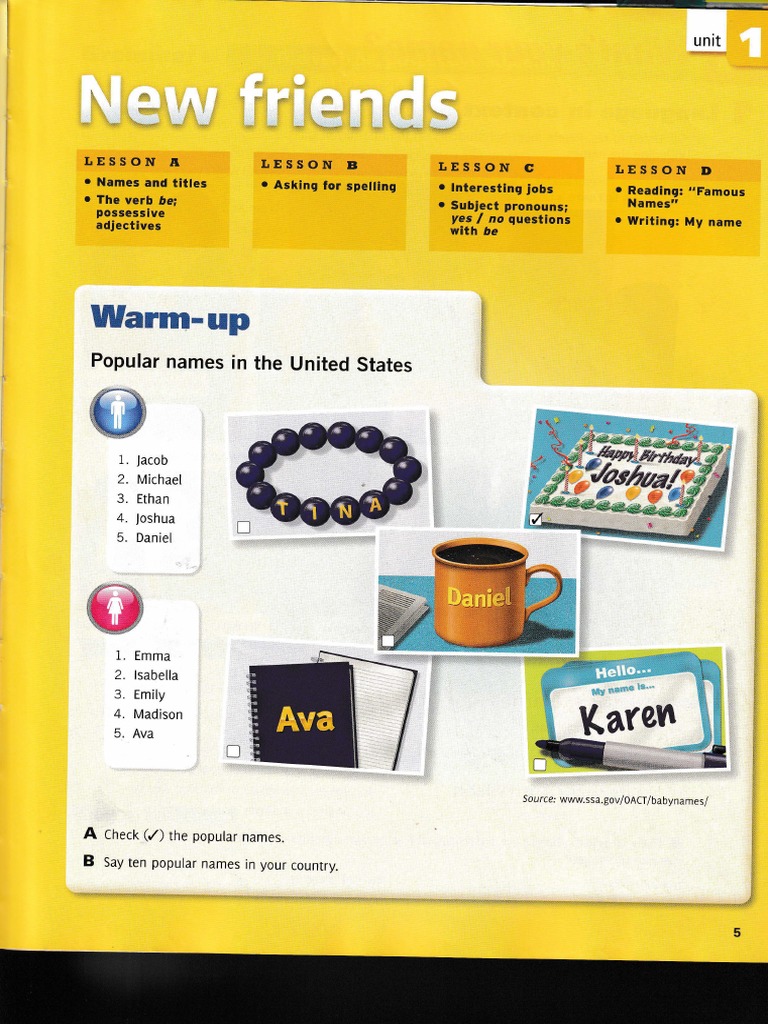 Unit 1 New Friends | PDF