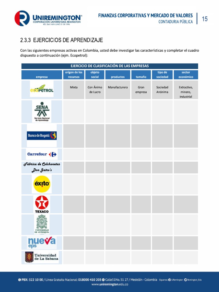 Ejercicio Clase Sesion 1 | PDF