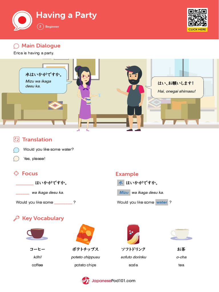 Japanese Party | PDF