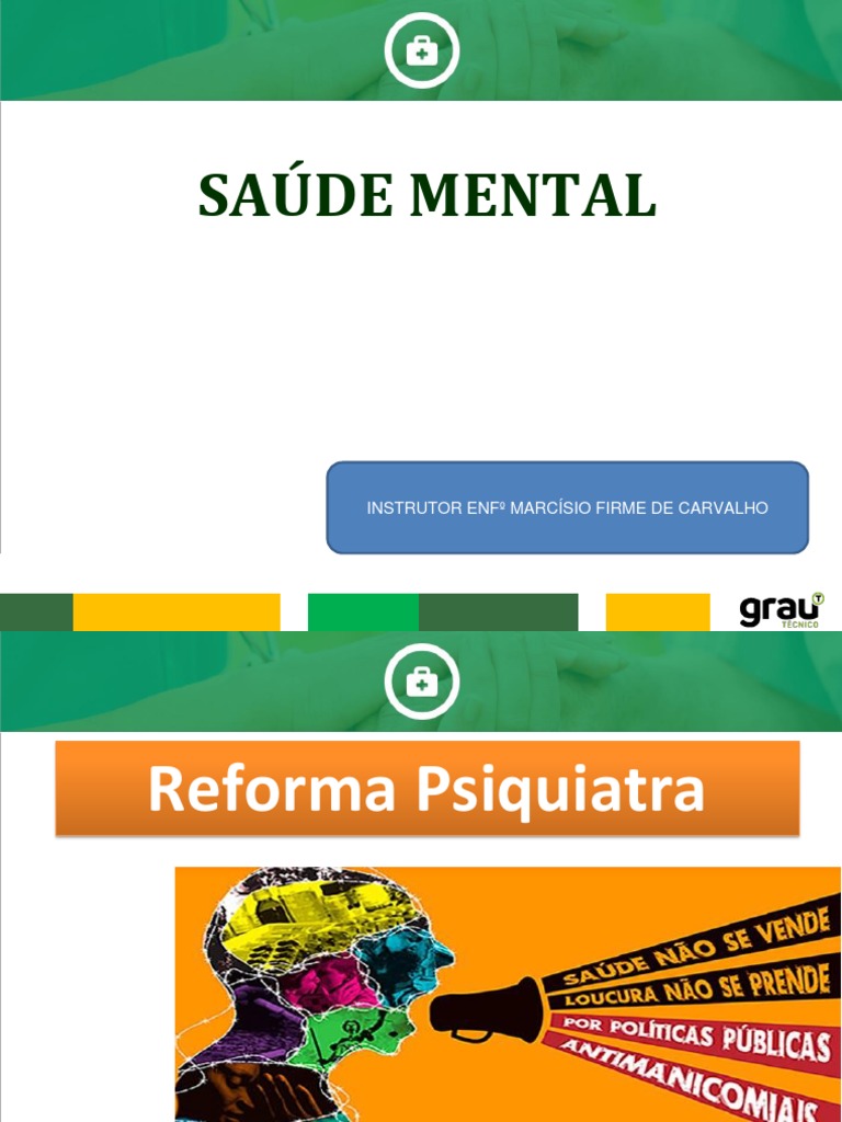 Aula 02 - Reforma Psiquiatrica | PDF Aula 02 - Reforma Psiquiatrica | PDF