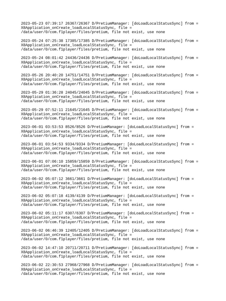 Com F1player Log | PDF | Computing | Software Engineering
