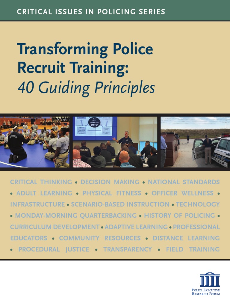 Transforming Police Recruit Training | PDF | Police | Curriculum
