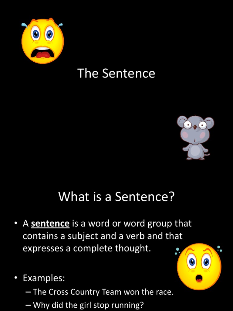 Sentence, Fragment, Subject, and Predicate Notes | Download Free PDF ...